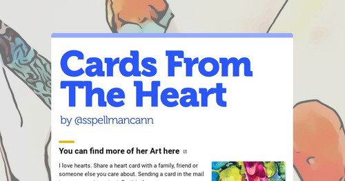 Cards From The Heart | Smore Newsletters for Education