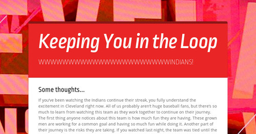 Keeping You in the Loop | Smore Newsletters