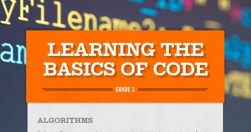 Learning the Basics of Code | Smore Newsletters