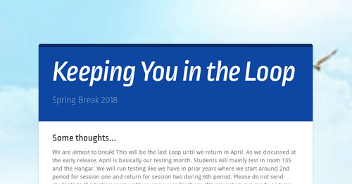 Keeping You in the Loop | Smore Newsletters