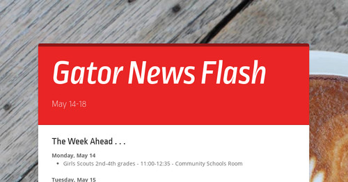 Gator News Flash | Smore Newsletters