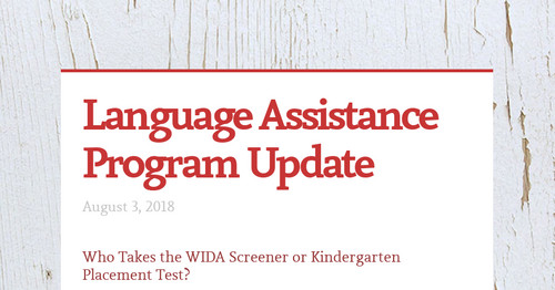 Language Assistance Program Update Smore Newsletters For Education language-assistance-program-update-smore-newsletters-for-education