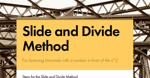 Slide And Divide Method Smore Newsletters For Education slide-and-divide-method-smore-newsletters-for-education