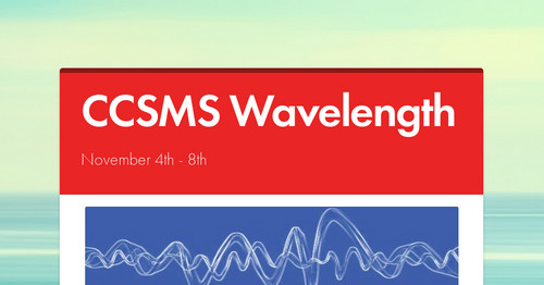 CCSMS Wavelength