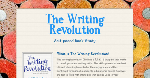 The Writing Revolution Smore Newsletters The Writing Revolution Smore Newsletters