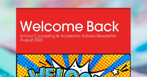 Welcome Back | Smore Newsletters for Education