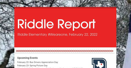 Riddle Report